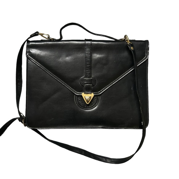 Vintage | Bags | Vintage 9s Moda Italiana Briefcase Satchel Crossbody ...